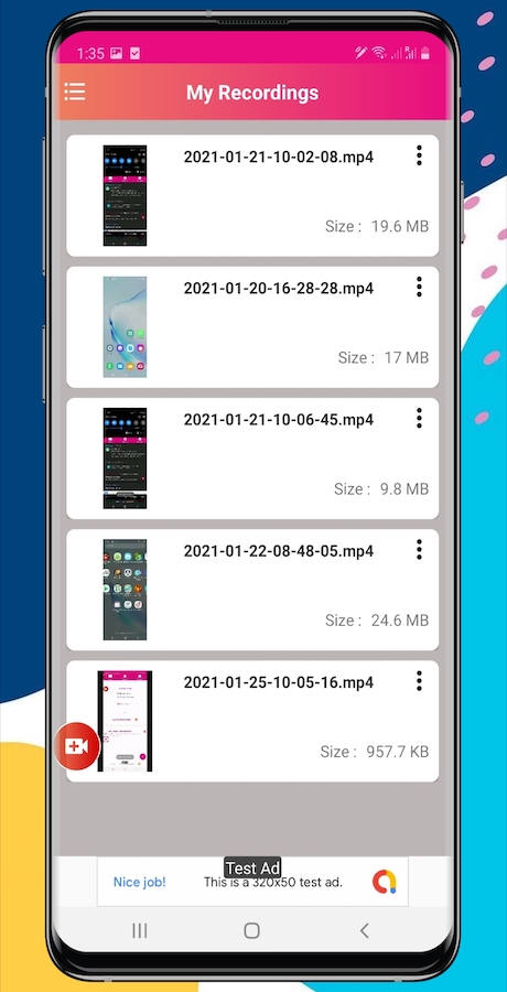 AWK Screen Recorder with Audio (Supported android 14 and SDK 34) by appworldking